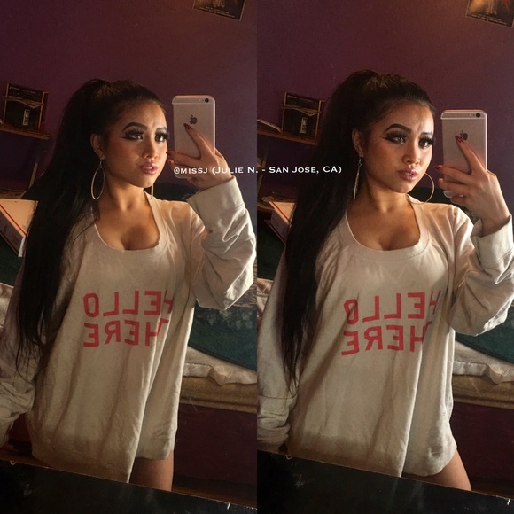 Sweaters | Oversized Ariana Grande Hello There Sweater Dress | Poshmark